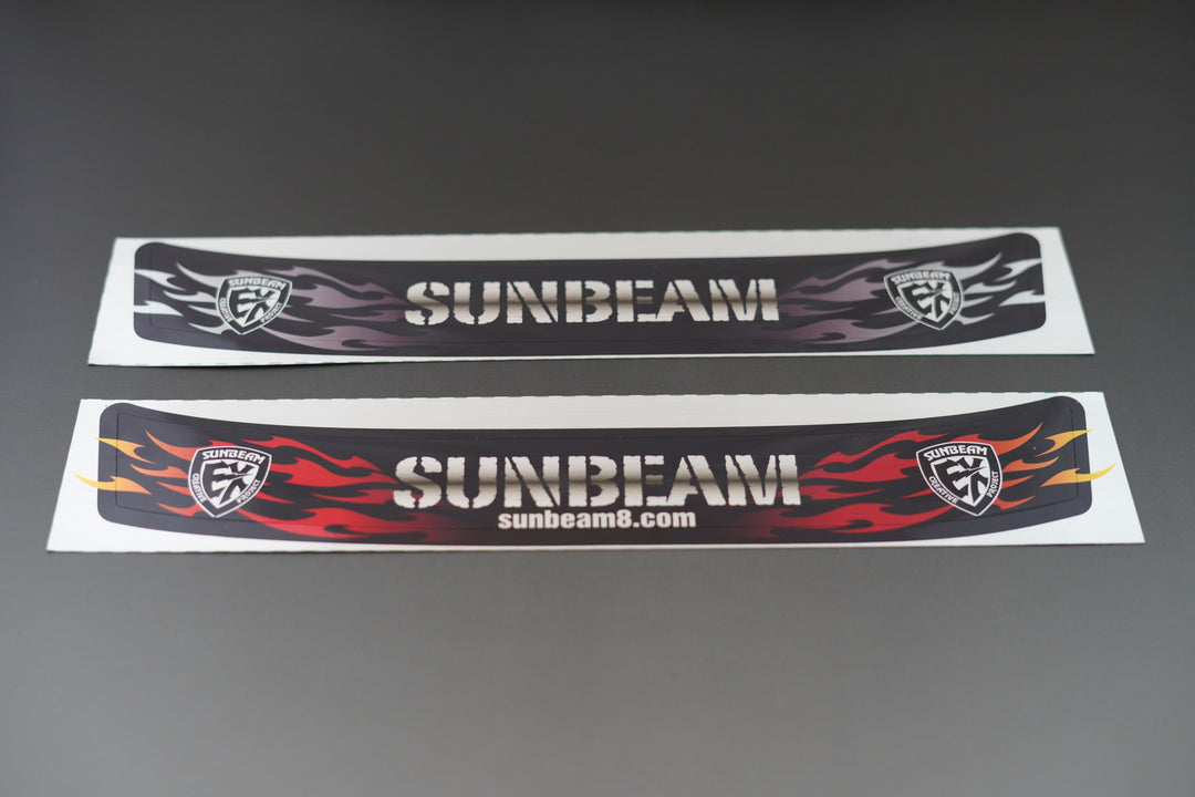 SUNBEAM HELMET VISOR STICKER – SunBeam motorsports official store